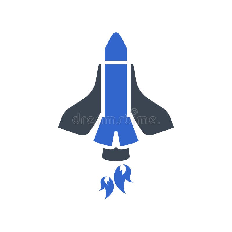Launch, startup icon stock vector. Illustration of icon - 174871932