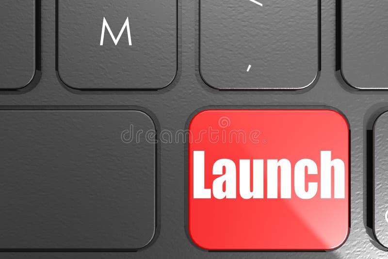 Launch word concept stock vector. Illustration of price - 198235558