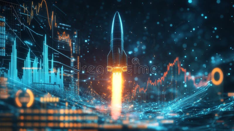 Launching a Rocket within a Dynamic Data Visualization that Symbolizes ...