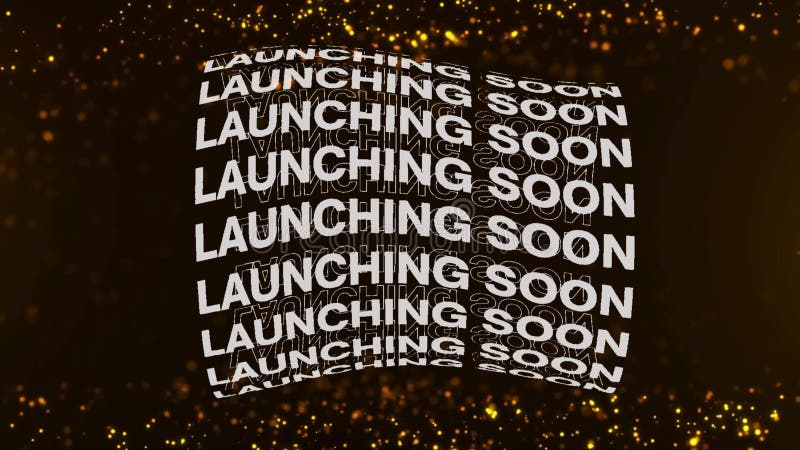 Launching Soon Announcement Stock Footage - Video of abstract, event ...