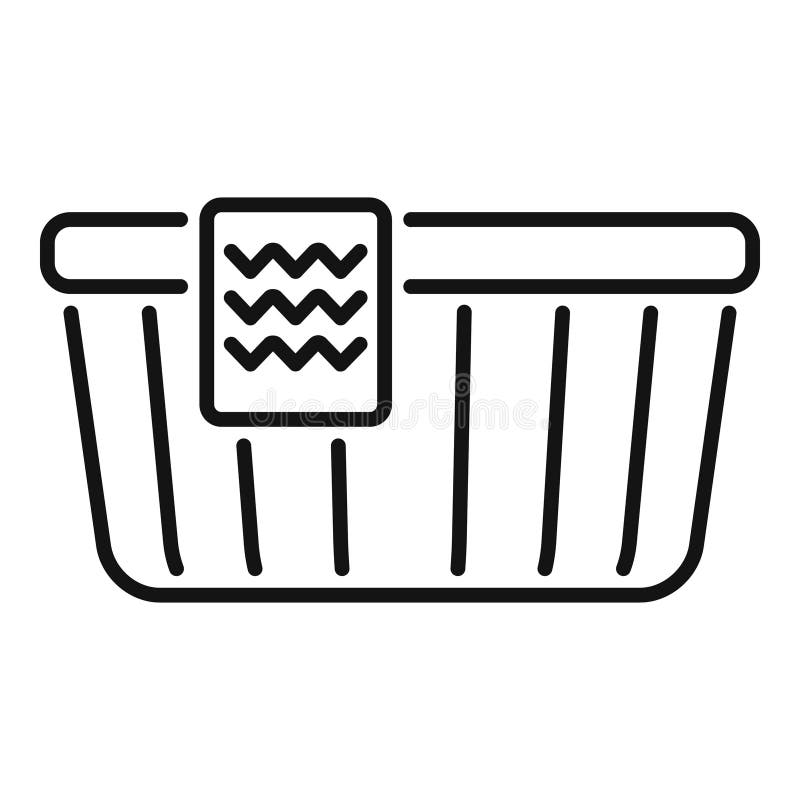 Laundry Basket with Tag for Dirty Clothes Sorting Organization Stock ...