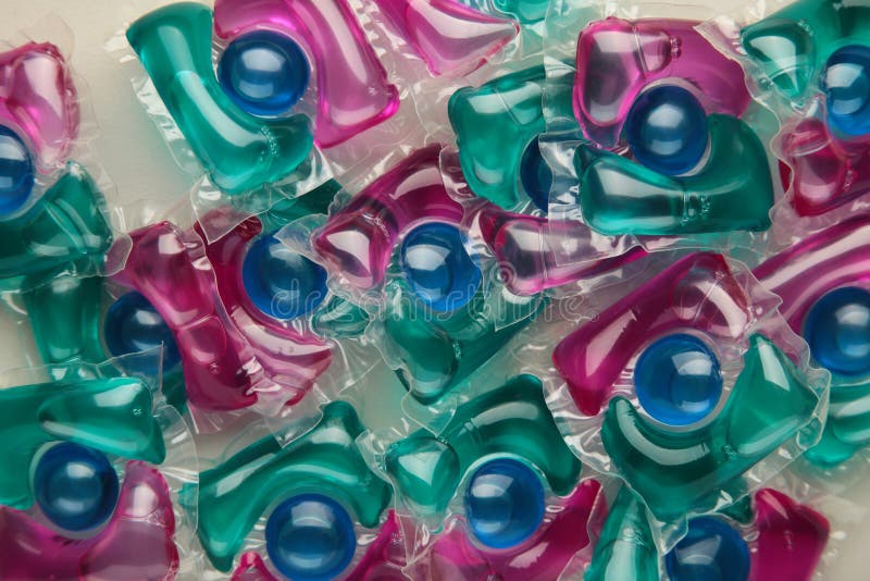 Laundry Capsule Detergent Pods for Washing Clothes Stock Image - Image ...