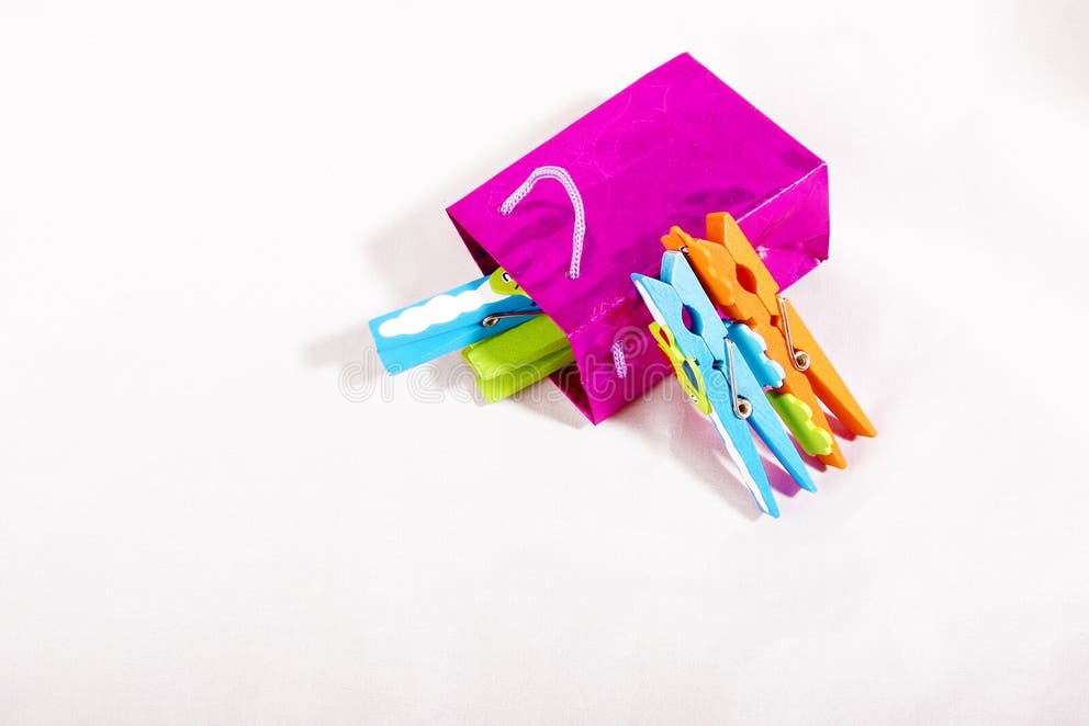 Laundry clips stock photo. Image of clip, color, housework - 19010356