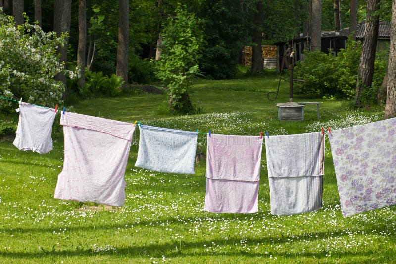 Amish farm and laundry stock photo. Image of nature, laundry - 37416366