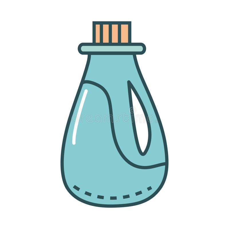 Laundry detergent bottle stock vector. Illustration of detergent ...