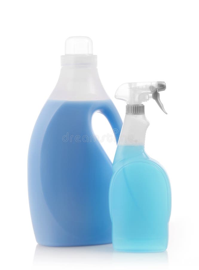 Laundry Detergent and Spray Cleaner Stock Photo - Image of laundry ...