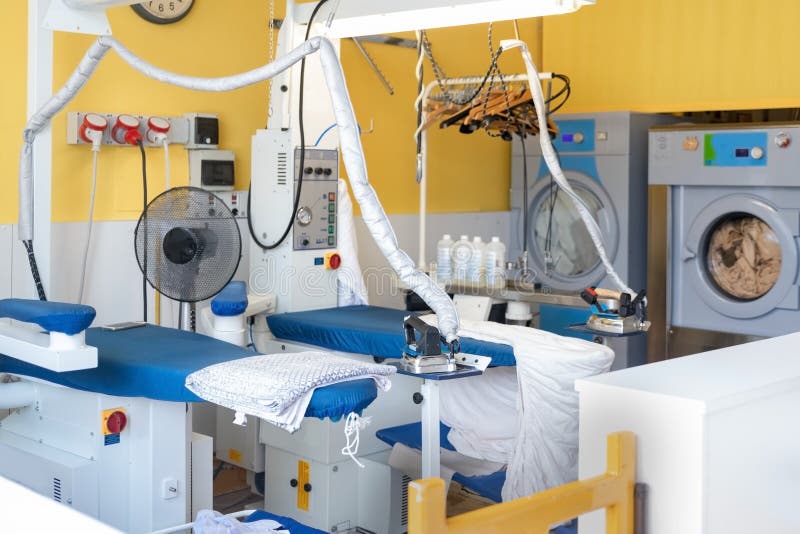 Laundry Equipment. Professional Ironing Table. Ironing. Dry Cleaning ...