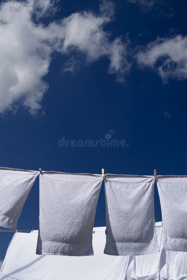 Laundry hanging stock image. Image of flush, sheets, lying - 23571195