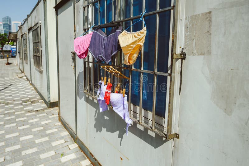 Laundry in the street stock photo. Image of europe, clothes - 85568608