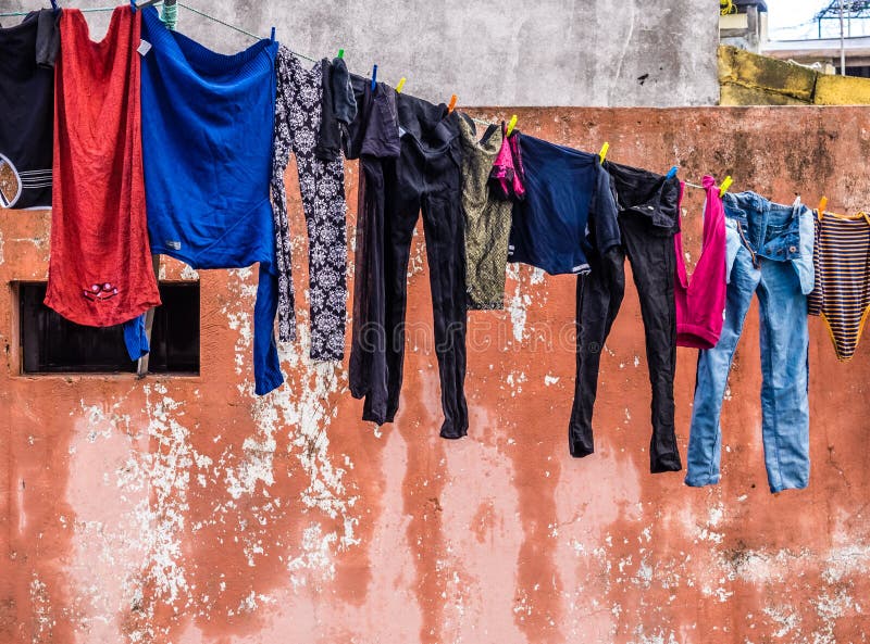 Laundry stock photo. Image of casual, native, naighbourhood - 67662808
