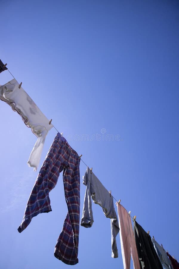 Laundry hanging stock image. Image of flush, sheets, lying - 23571195