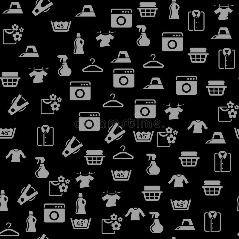Laundry Icons Pattern Stock Illustrations – 462 Laundry Icons Pattern ...