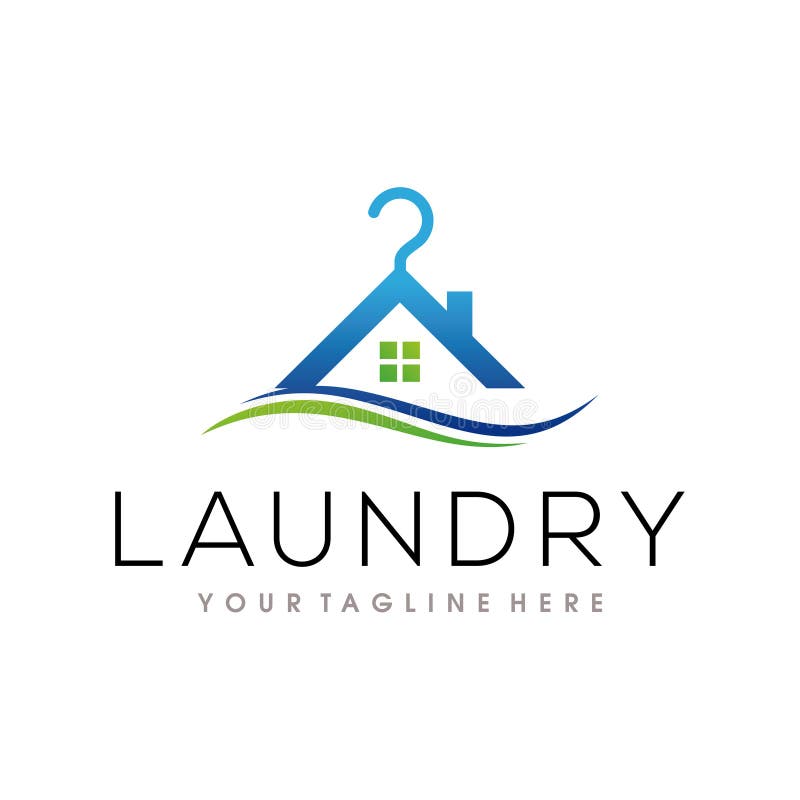Laundry Logo. Dry Cleaning Logo Vector Template Stock Vector ...