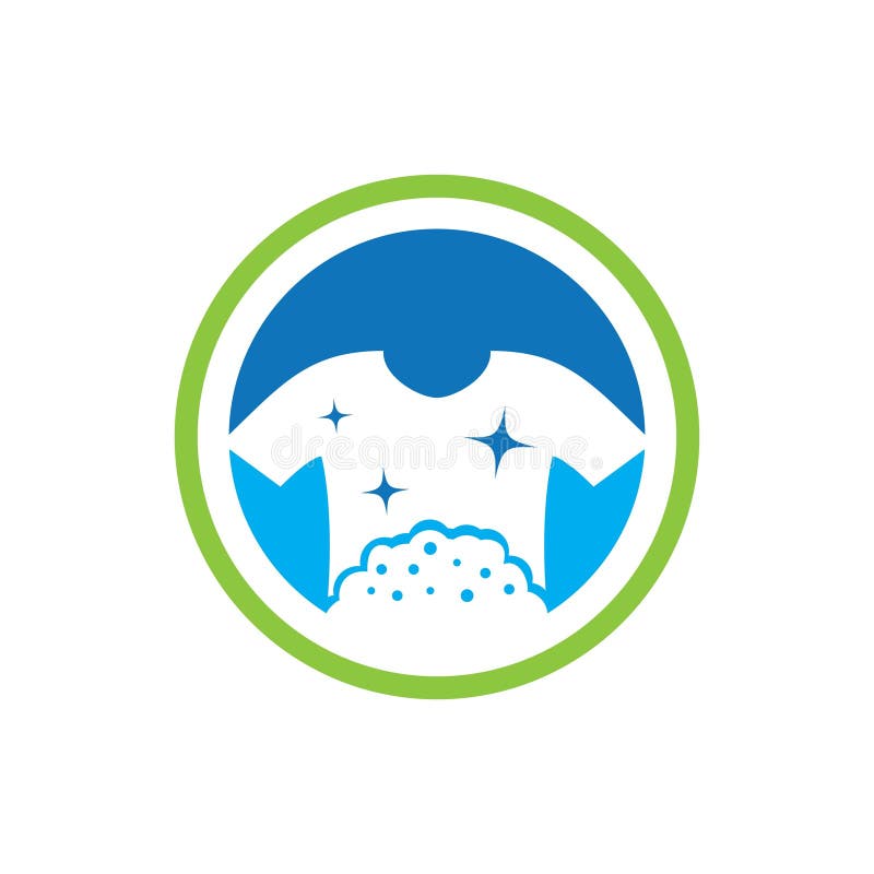 Laundry Logo Images Illustration Stock Vector - Illustration of company ...