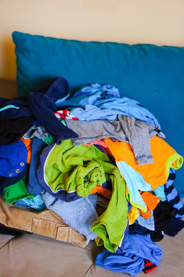 Laundry pile stock photo. Image of pile, child, clean - 67060514