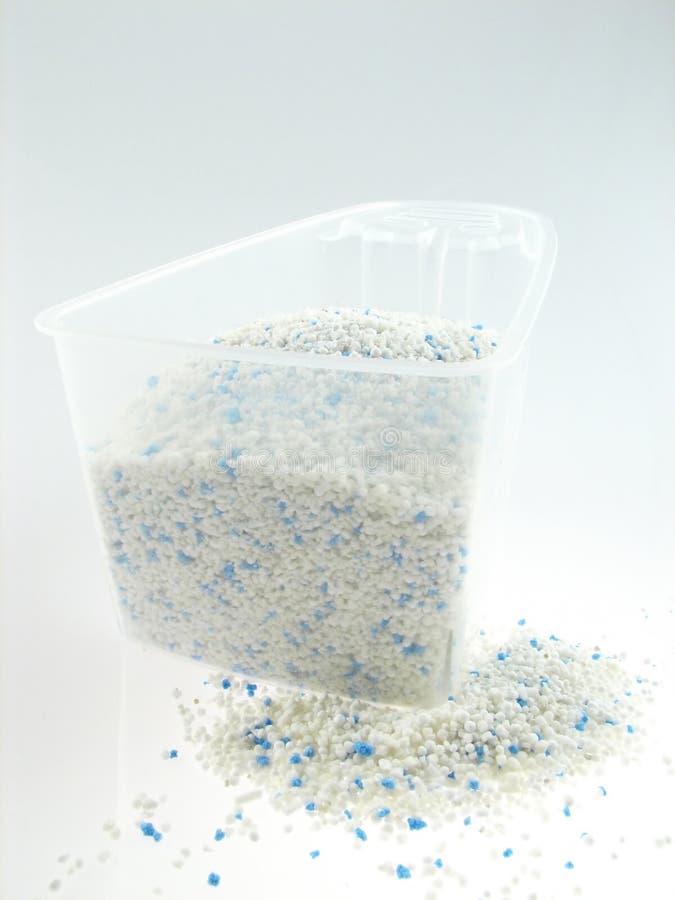 Laundry Powder Detergent with Color Granules As Background Stock Image ...