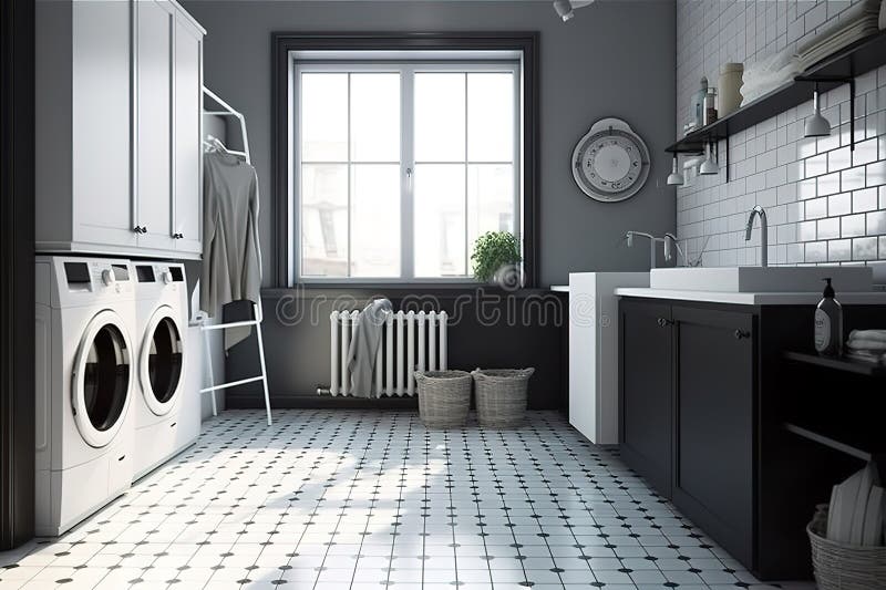 Laundry Room: Create a Set of Images that Showcase a Functional ...