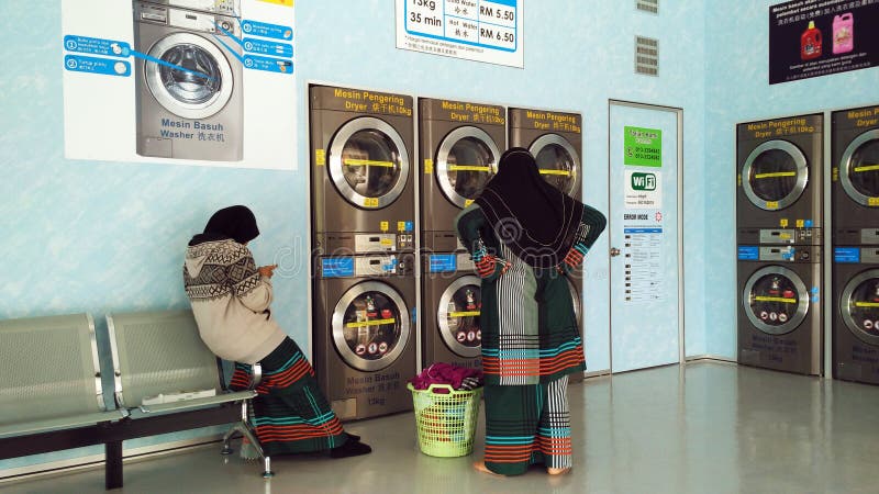 Laundry Shop editorial stock photo. Image of clean, background - 61559843