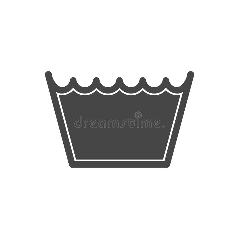 Laundry Symbols, Wash Icon, Machine Washable Symbol Stock Vector ...