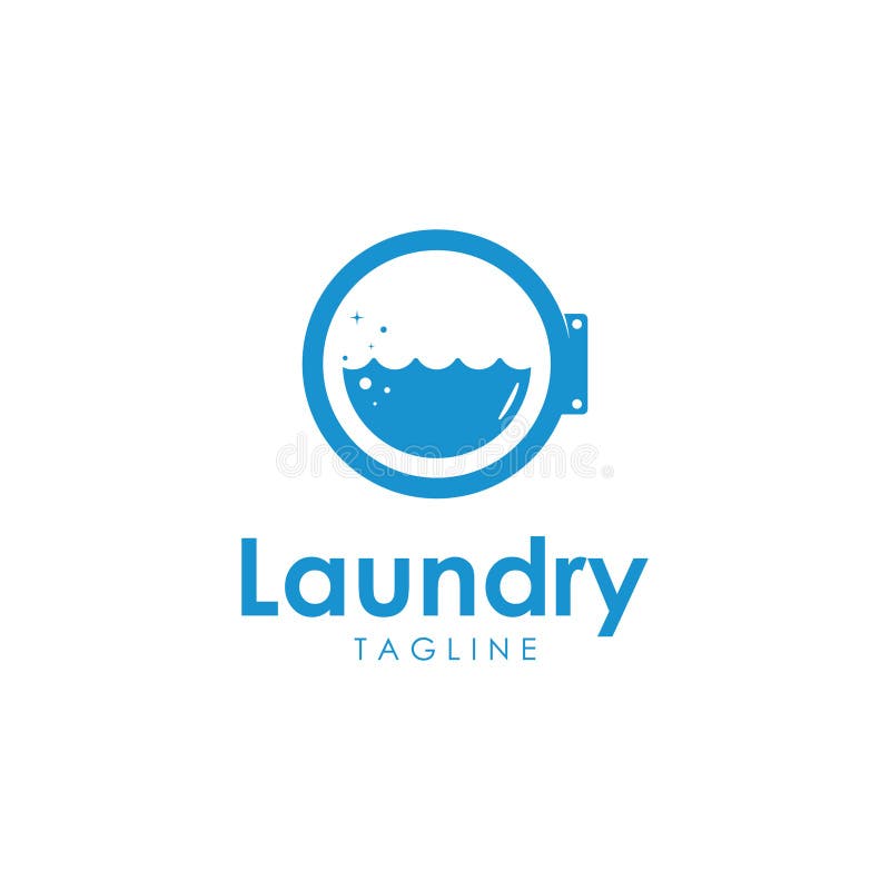 Laundry Vector Logo Template Stock Vector - Illustration of icon ...