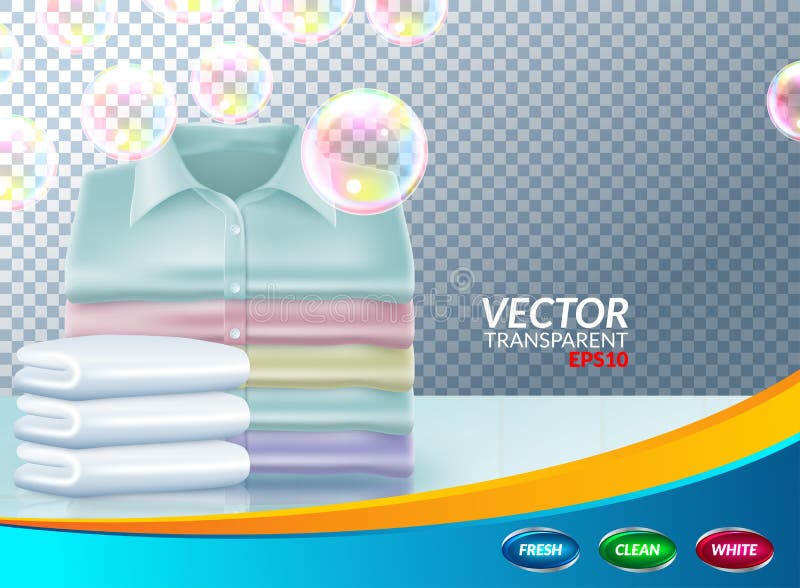 Laundry Vector Set Isolated Illustration Stock Vector - Illustration of ...