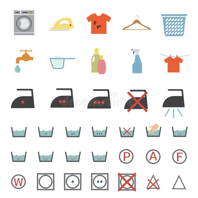 Laundry and washing icon stock vector. Illustration of machine - 53938238
