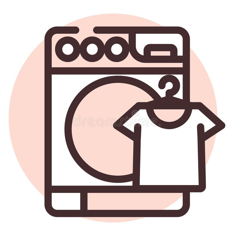 Laundry washing, icon stock vector. Illustration of water - 259395954