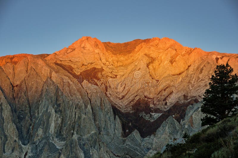 Laurel Mountain East Face stock image. Image of nevada - 256968975
