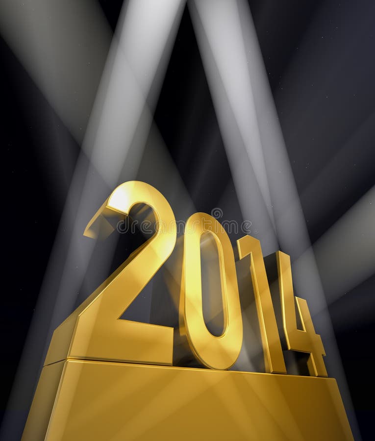 New Year New Year S Day 2014 Stock Illustration - Illustration of ...