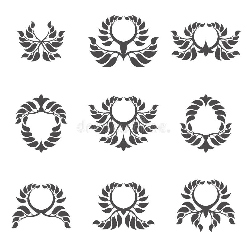 Laurel wreath. stock vector. Illustration of decoration - 83851427