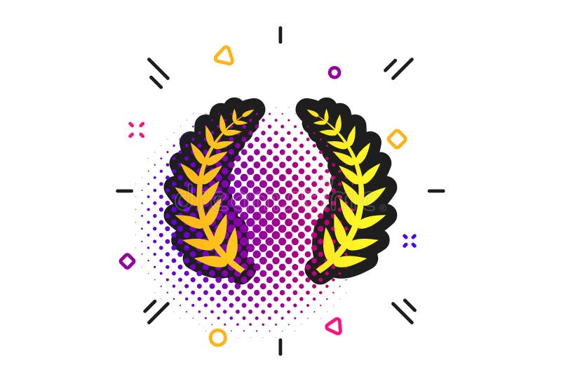Laurel Wreath Sign Icon. Triumph Symbol. Vector Stock Vector ...