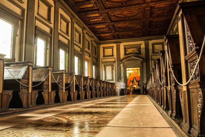 Laurentian Library editorial stock image. Image of exhibition - 29638429