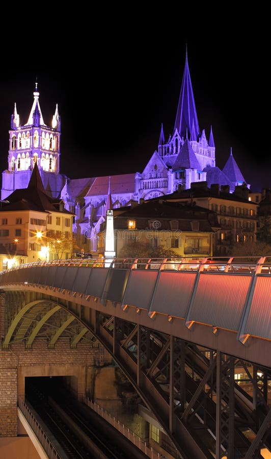 Lausanne, Switzerlan photo stock. Image du historique - 22613106