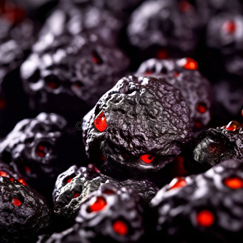 Lava Beads Porous Beads Made from Volcanic Rock Thatb Stock Image ...