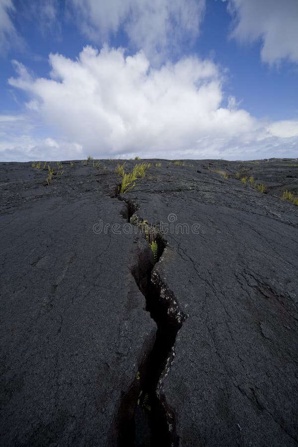Tectonic plate huge crack stock image. Image of waste - 17007865