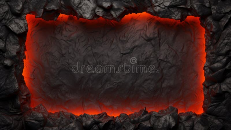 Lava Creative Abstract Geometric Frame. Stock Illustration ...