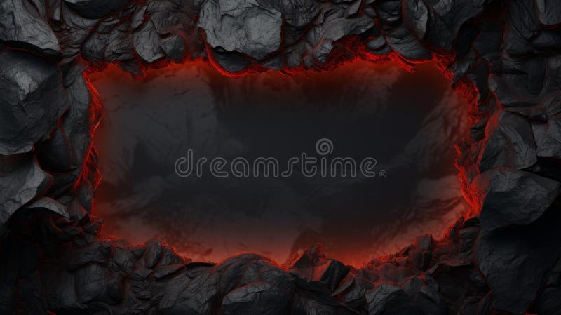 Lava Creative Abstract Geometric Frame. Stock Illustration ...