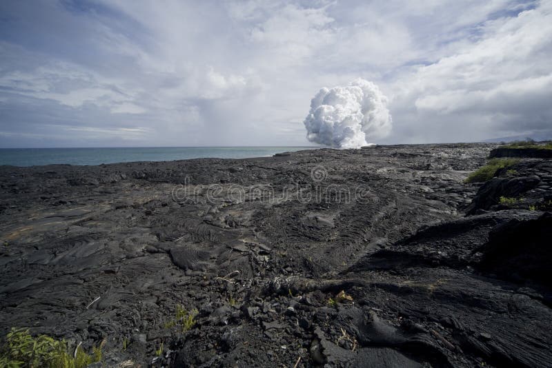 Volcano eruption stock photo. Image of light, volcano - 3205714
