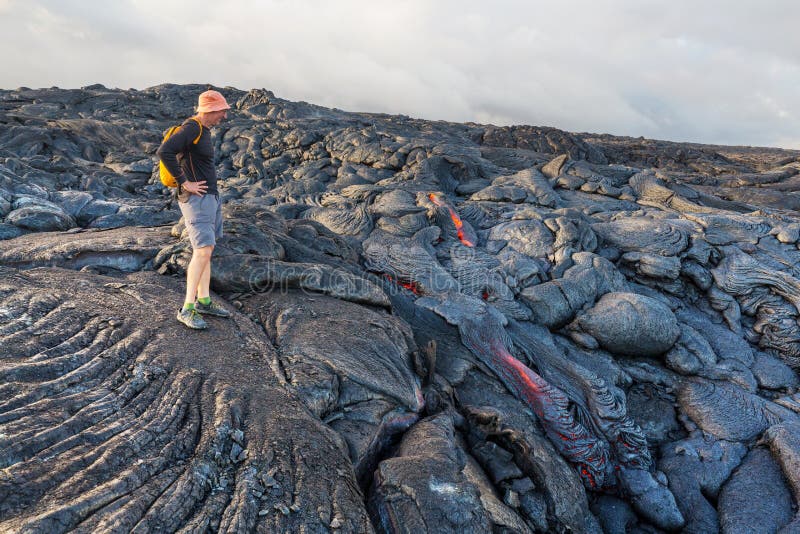 Lava stock image. Image of heat, geology, hawaii, eruption - 172856529