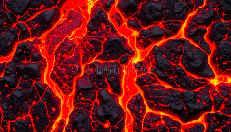 Lava Flow Ocean Entry, Volcanic Activity and Nature Power Generative AI ...