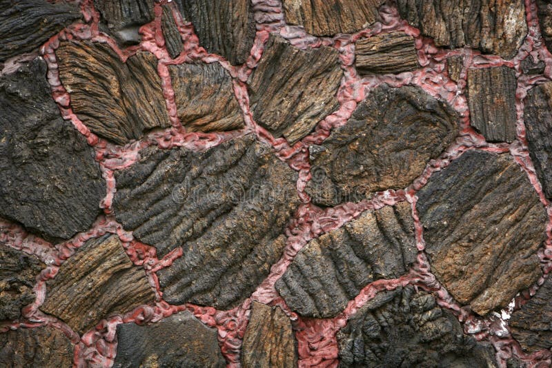 Lava flow wall stock photo. Image of horizontal, building - 814748