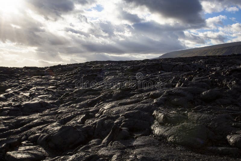 Dried lava volcano stock image. Image of cracks, texture - 26412313
