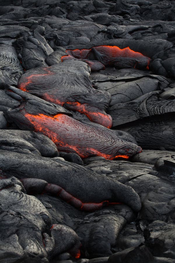 Lava on Hawaii`s Big Island Stock Photo - Image of eruption, landscape ...