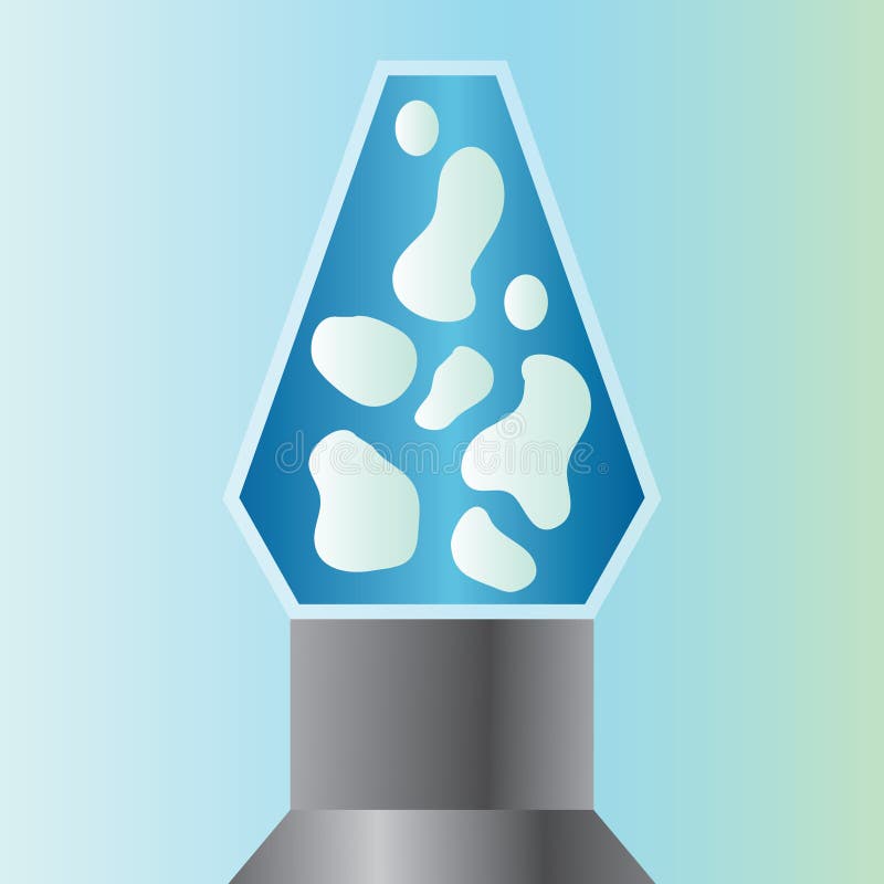 Lava Lamp. Vector Illustration Decorative Design Stock Vector ...
