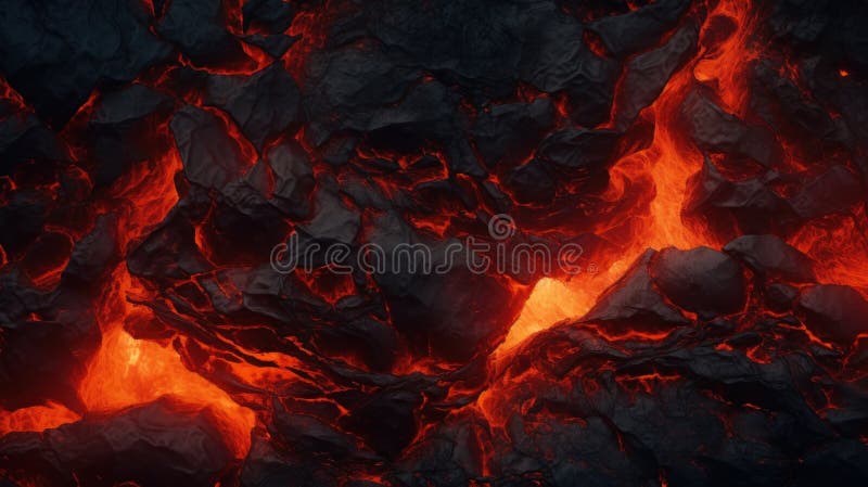 Lava Molten Texture. Bright Contrast Colors Stock Illustration ...
