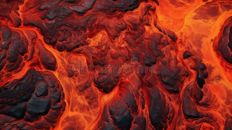Lava Molten Texture. Bright Contrast Colors Stock Illustration ...