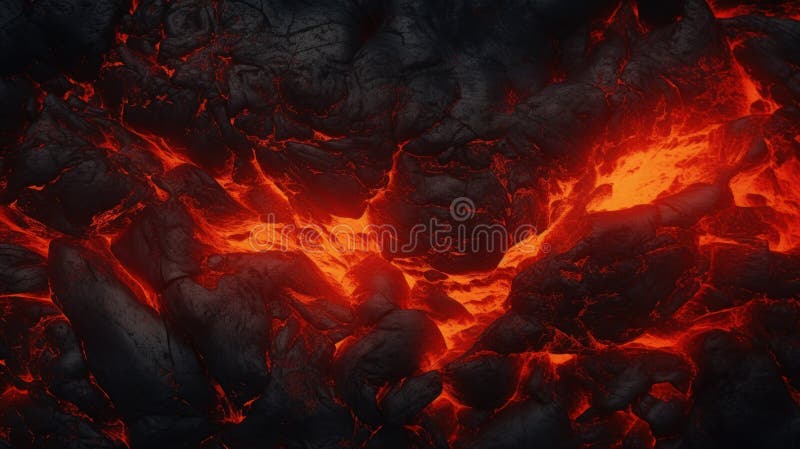 Lava Molten Texture. Bright Contrast Colors Stock Illustration ...