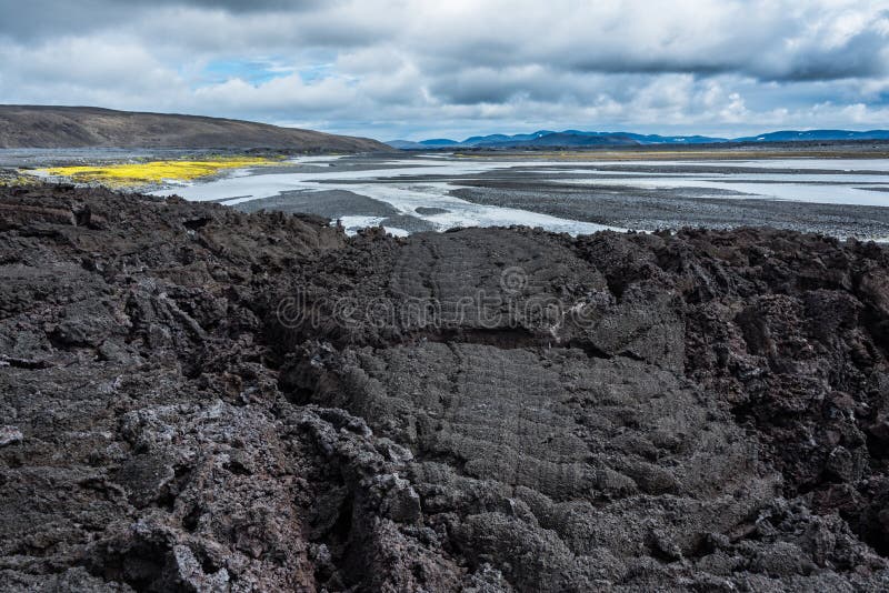 Lava Path stockfoto. Bild von lava, vulkanismus, geologisch - 84539078
