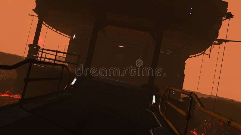 Lava plant illustration stock illustration. Illustration of rendered ...