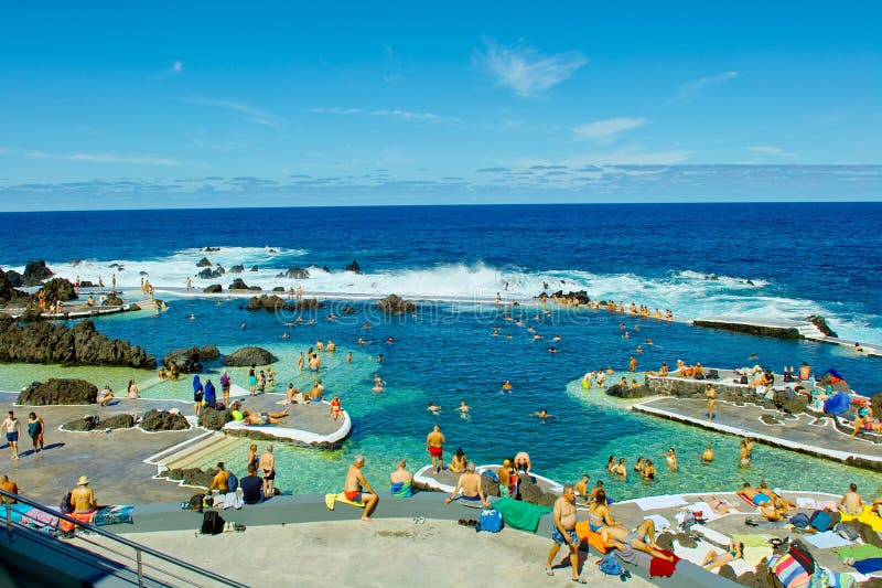 The Lava Pools of Porto Moniz Editorial Photo - Image of travel, lava ...